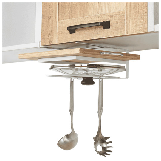 Pot Cover Rack | Free-Punching Cutting Board Placement | Kitchen ...