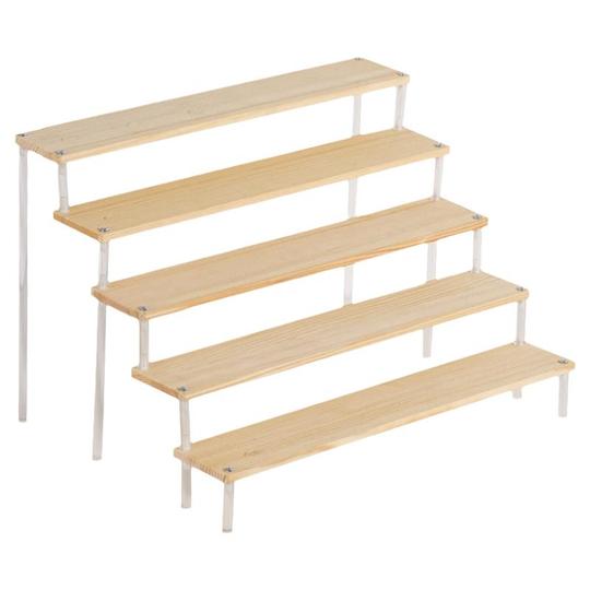 Estante Expositiva de Madera con Escalones Yokaman para Figuras y ...