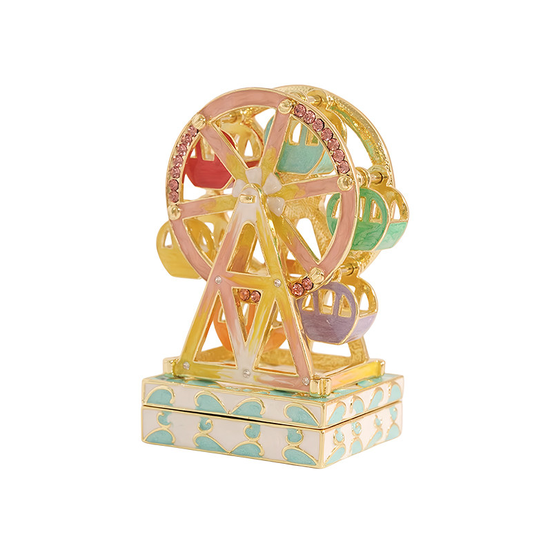 Ferris Wheel Enamel Jewelry Box - Bestie Gift for Girls