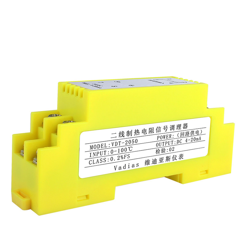 Zweidraht-temperatursender-signalisolator pt100 cu50-sensor 4-20-ma-ausgang