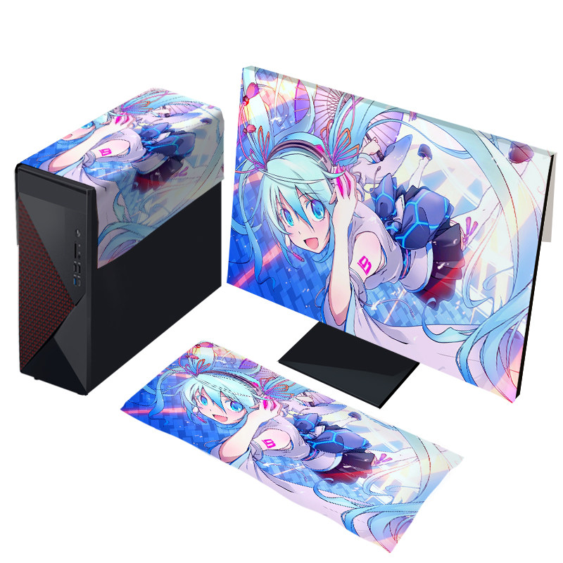 Custom Computer Cover Set - LCD Monitor, Keyboard, Dustproof Cloth ...