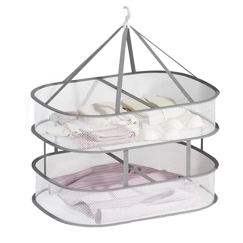 Clothes Drying Net, Sock Drying Artifact, Clothes Drying Basket, Tiled ...