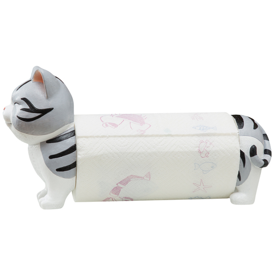 Resin Cat Tissue Holder - Cute Desktop Roll Paper Rack