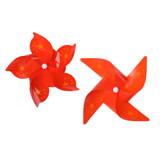 Windmill New Year Decoration - Little Red Flag Windmill Toy