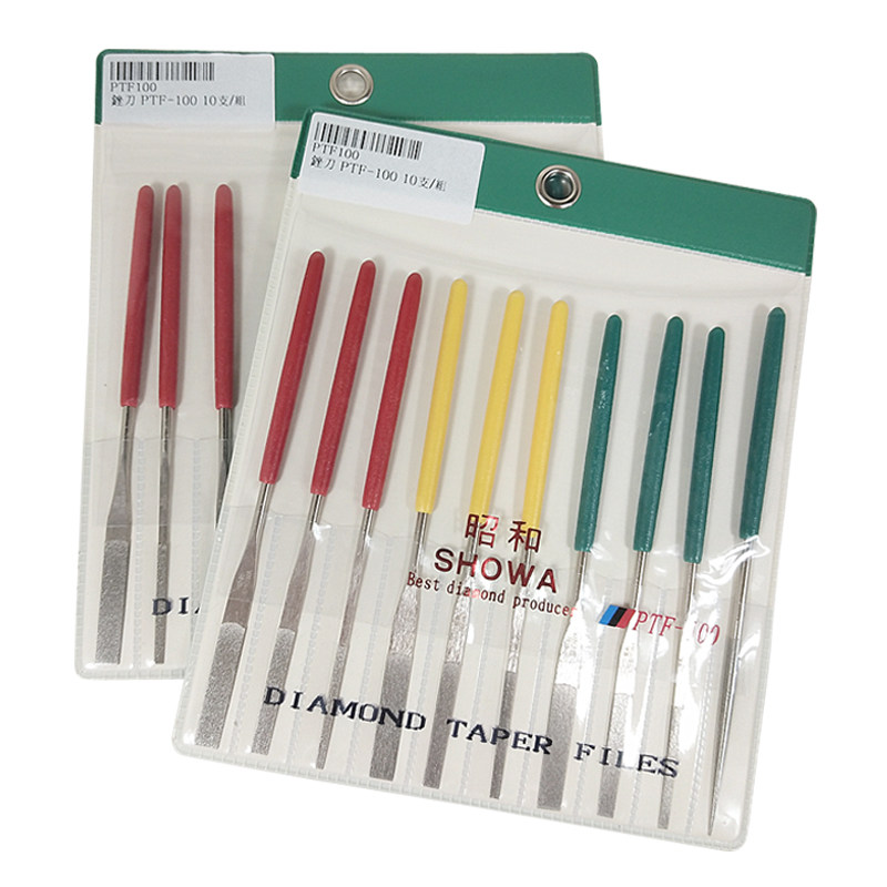 Showa Ptf-100 Diamond File - Double Pattern Alloy File