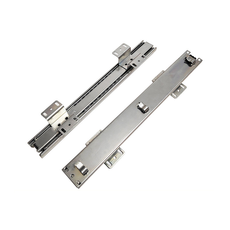 Cabinet Basket Track Thickened Slide Drawer Side-Mounted Guide Rail
