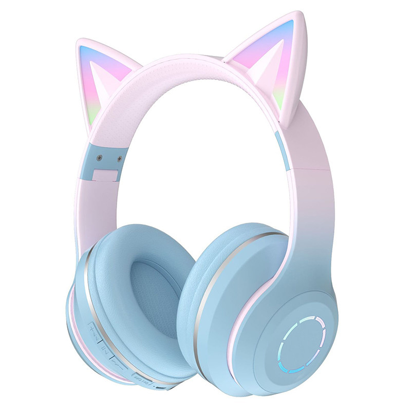 Luminous Bluetooth Headset - Wireless Gaming Cat Ears Headset for ...