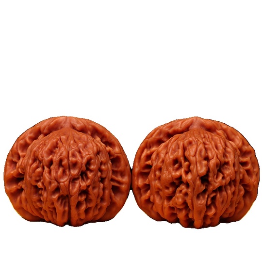 Yonghe Golden Beast Walnut Lion Head Bracelet - Blood Kirin Pattern Plate