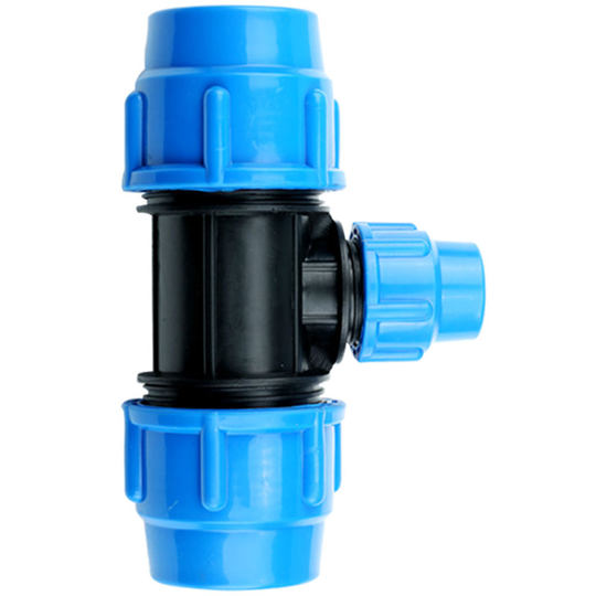 Quick Connect PE Pipe Fittings Tee | 25 Live Joint Plastic Water Pipe ...