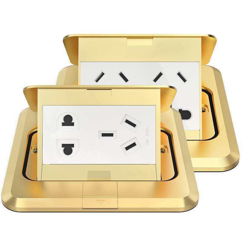 Delixi erdungssteckdose – komplett aus kupfer, wasserdichte abdeckung ...