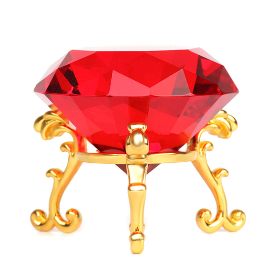 DIY 5cm Diamond Crystal Gem Toy with Base - Children's Birthday Gift ...