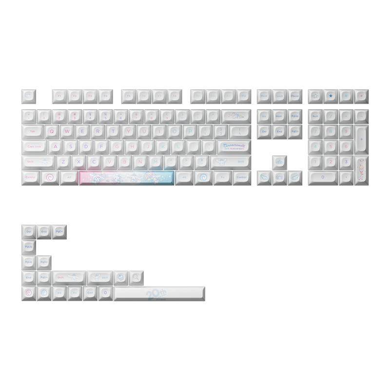 Akko Cinnamon Dog Kulomi JDA PBT set tipki