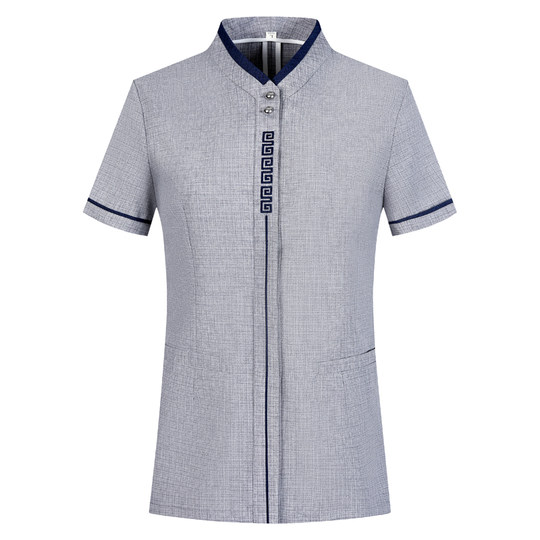Cleaning Work Clothes for Female Hotel Room Attendants Short-Sleeved ...