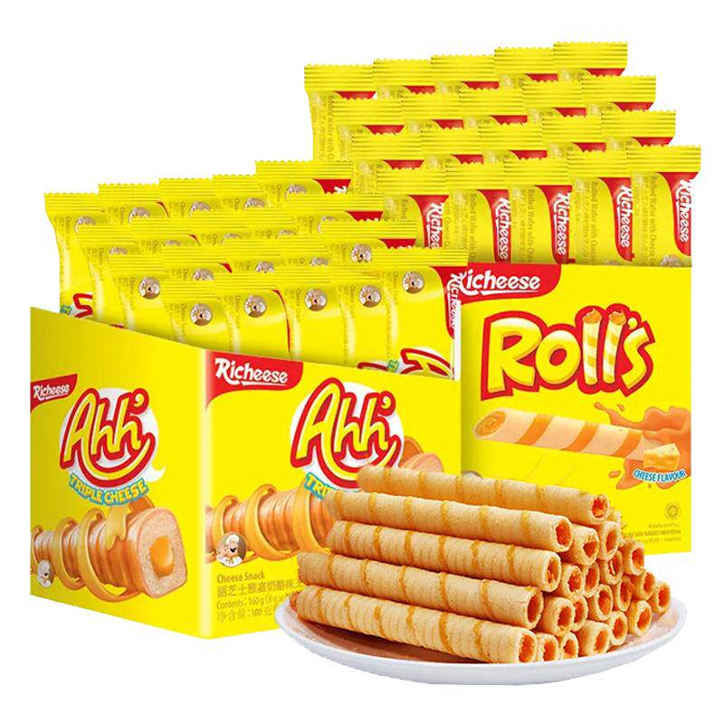Richeese Nabodi Lissi Cheese Heart Sticks - 180g x 5 Box