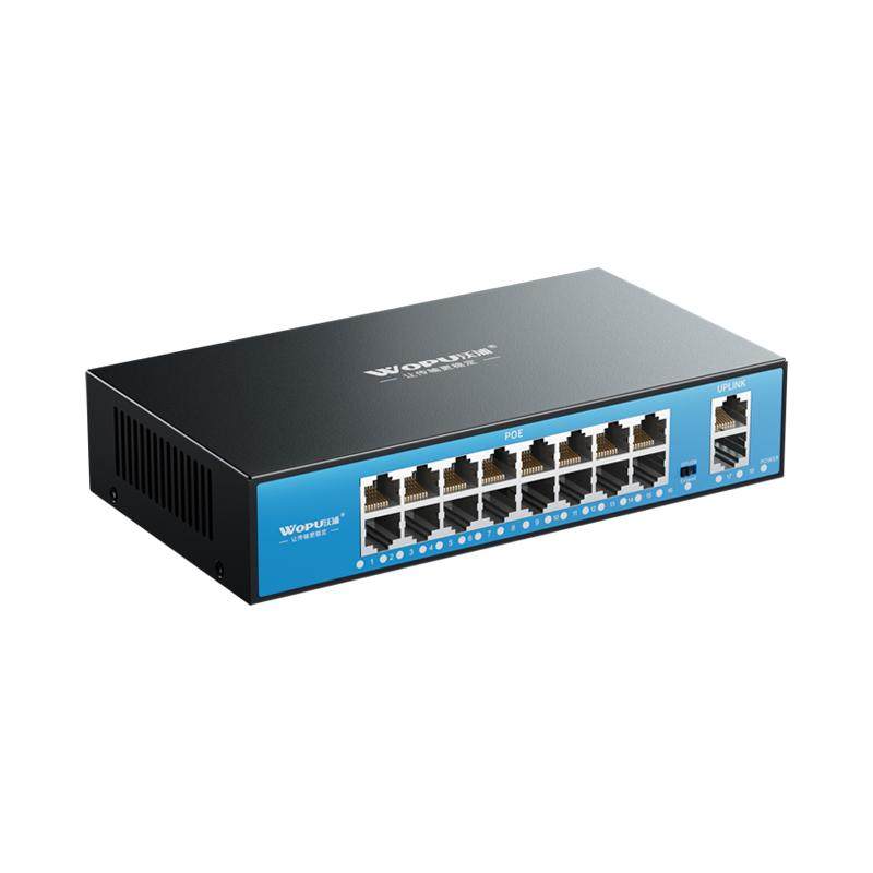 Wopu PoE Switch - 4/10/16/24/48 Port Gigabit Netzwerk Kamera ...