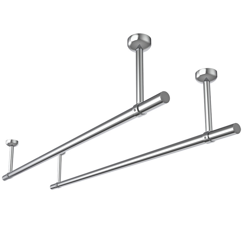 Clothes drying pole for balcony - Stainless steel single pole household ...