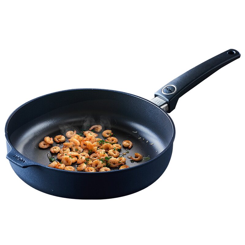 Woll Germany - tarttumaton paistinpannu lasikannella - 24/28cm setti