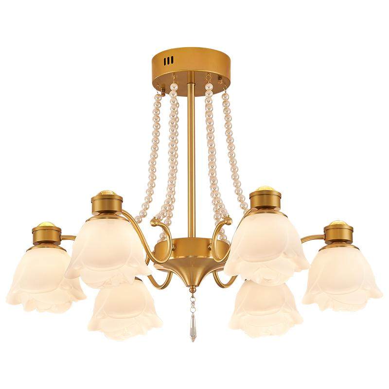 Nnjc Edas8331 American Retro Copper Chandelier - 10 Lights
