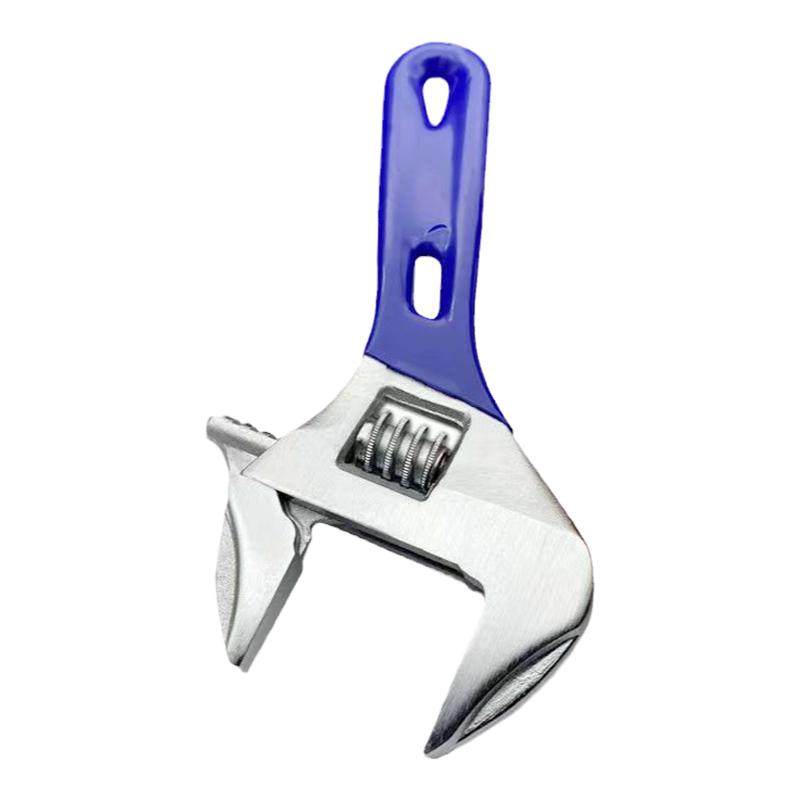 Adjustable Wrench All-Steel Extra Large Opening Short Handle 6 Inches 8 ...