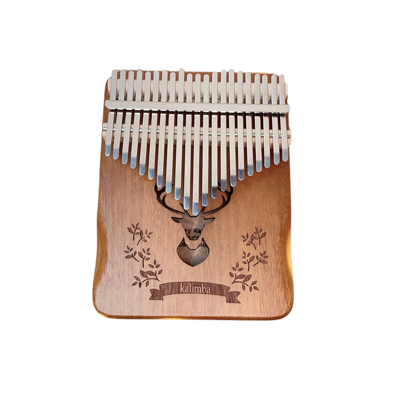 Yu Meng 21-Key Kalimba Thumb Piano - Peach Blossom Wood - Beginner ...