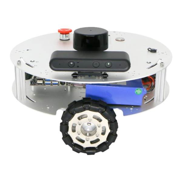 Roue omnidirectionnelle voiture ros châssis laser tarte aux framboises ...