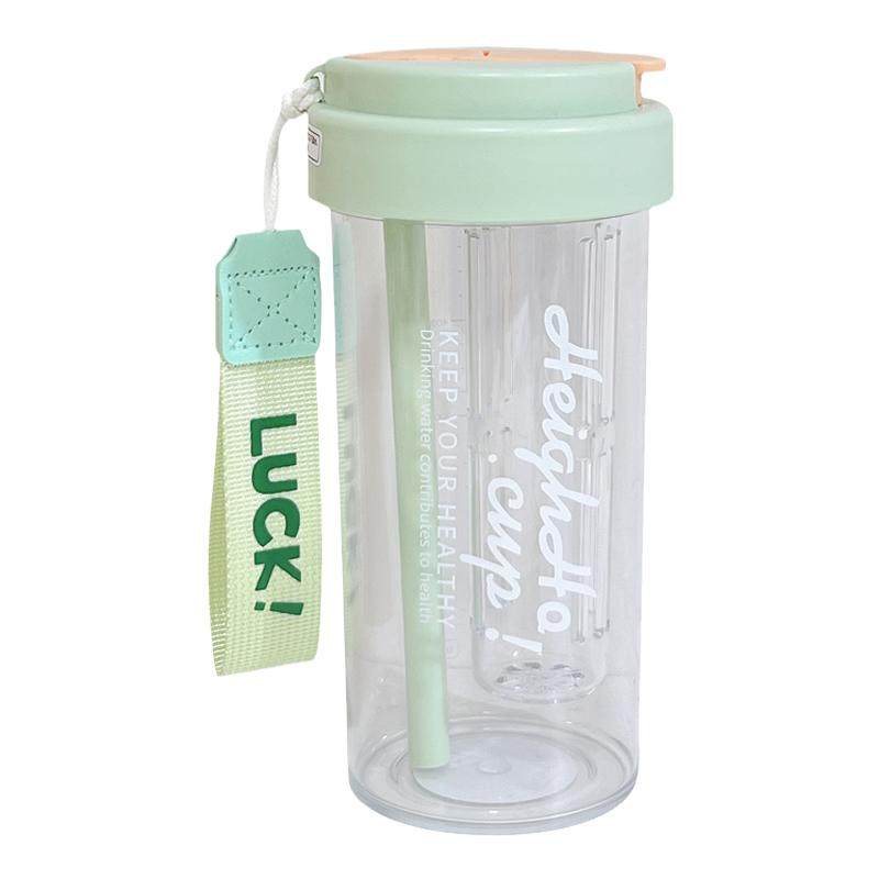 Tritan Water Bottle with Straw - 500-600ml