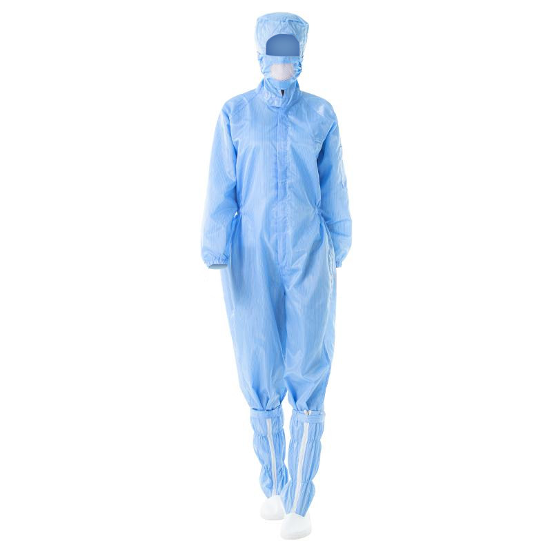 Anti-Static Dust-Free One-Piece Work Clothes for Workshop Purification