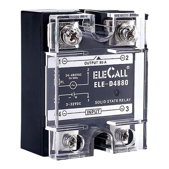 Solid State Relay SSR Single-Phase 220V Three-Phase DC Controlled AC ...