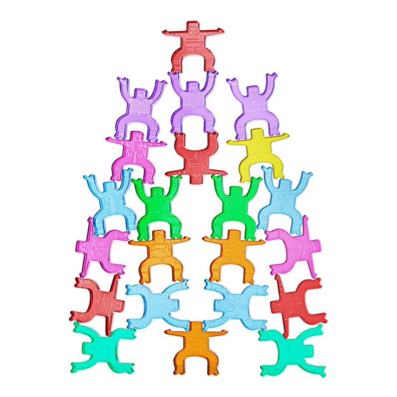 Pineapple Tree Building Blocks - Circus Strongman Stacked Toy