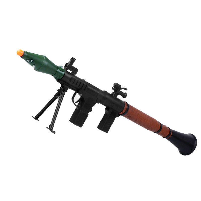 Rocket Launcher Toy RPG Grenade Peace Elite Gun for Children