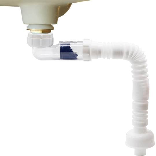 Submarine Wall Drain Pipe Anti-Odor Plug Wash Basin Basin Horizontal ...