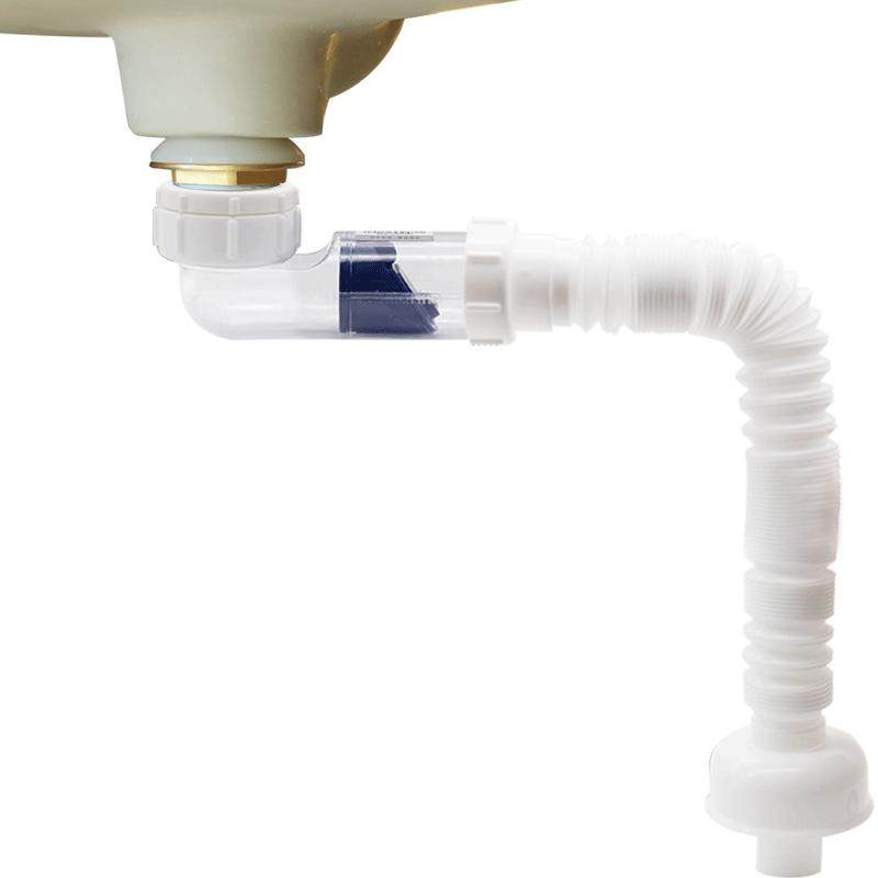 Submarine Wall Drain Pipe Anti-Odor Plug Wash Basin Basin Horizontal ...