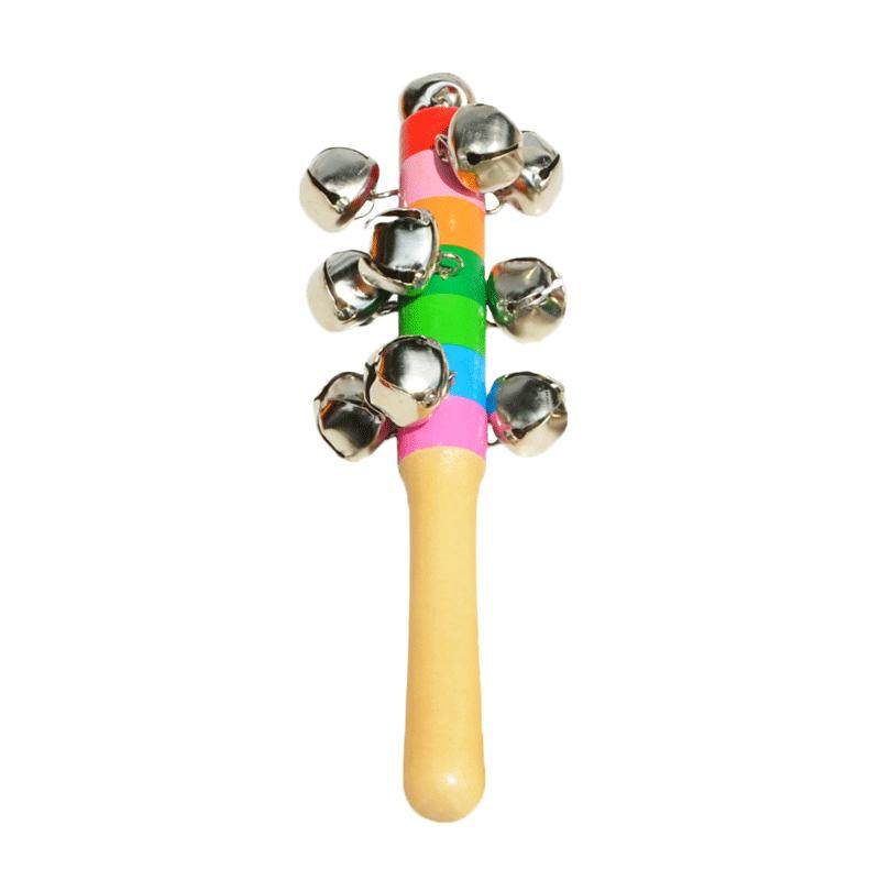 Chibe Wooden Stick Bells - Hand Percussion Orff Instrument for Kids