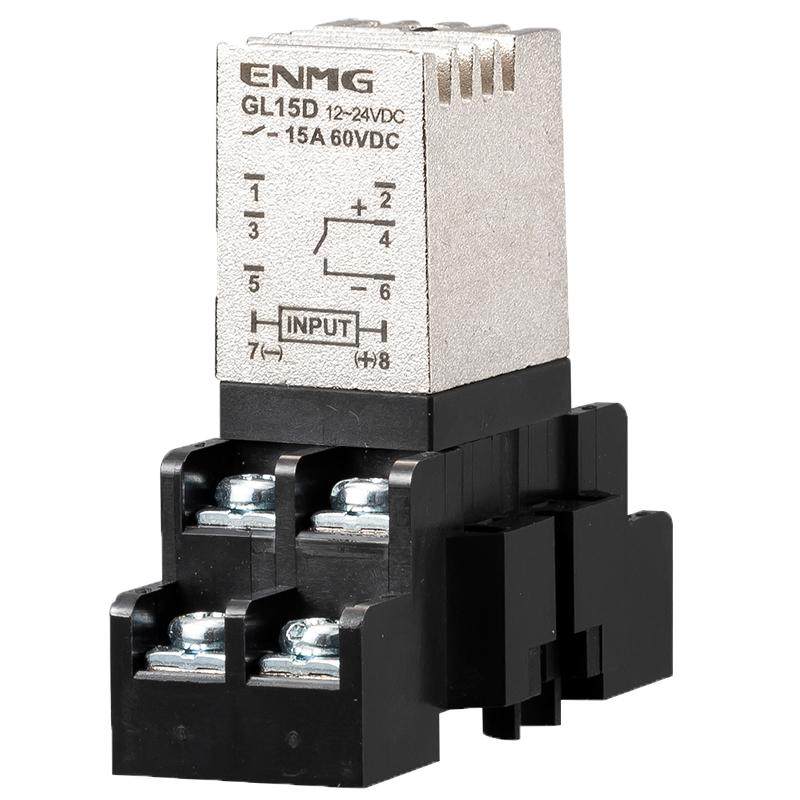 Enmg GL15D Solid State Relay - 15A 24VDC, 5A 220VAC