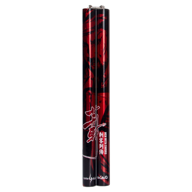 Nunchaku Api Perak - Koleksi Pelatihan Baja Tahan Karat