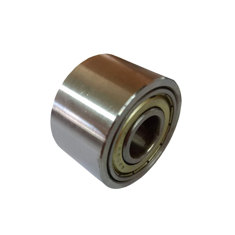 Flat Belt Idler Double Bearing Roller Tensioner | Iron Wheel Sealing ...