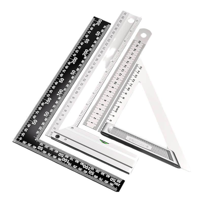 Fingi Stainless Steel Ruler - 1.5 Meter Long, High-Precision Metal Ruler