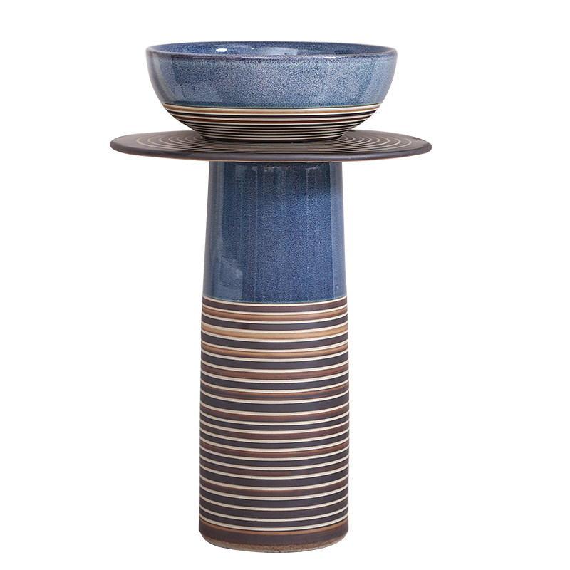 Ceramic Column Wash Basin - 12L Single Hole - Porcelain Master