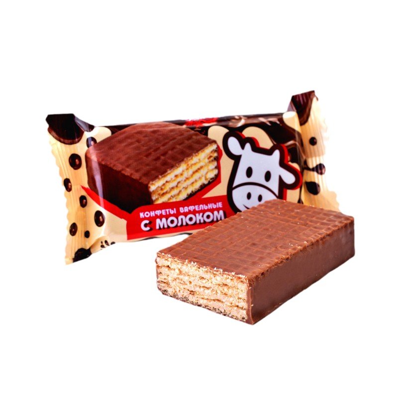 Russian Wafer Chocolate Biscuits - 500g Bulk Pack
