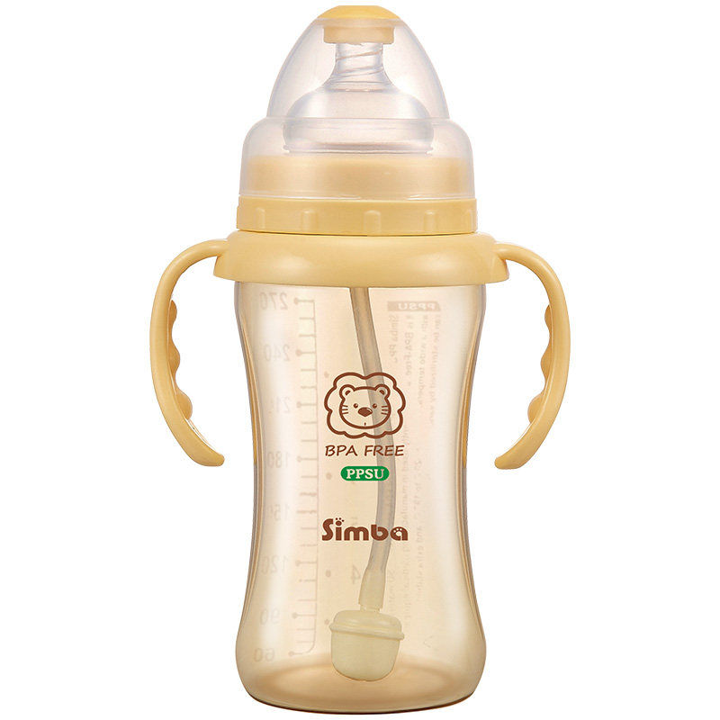 Simba PPSU dječja boca - 270ml širokog kalibra, oblik tikve s ručkom