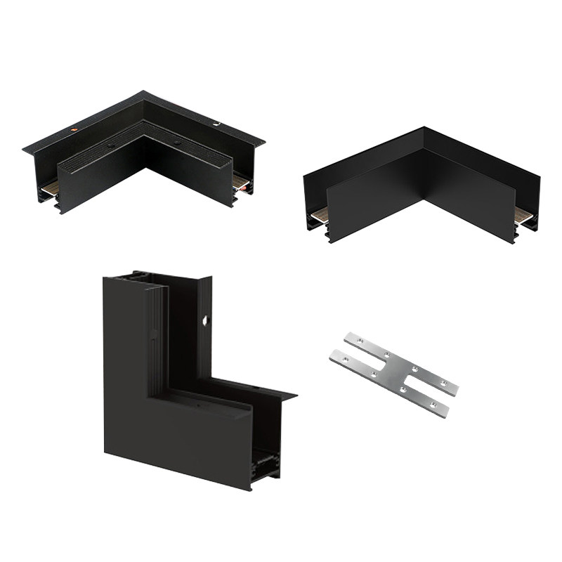 Nnjc Magnetic Track Light Connector - Turning Joint Line Plate