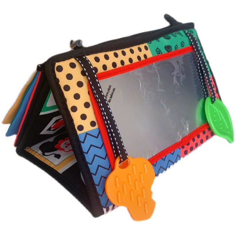 Baby Self-Awareness Safety Mirror Baby Car Haha Mirror Wall Chart Black ...