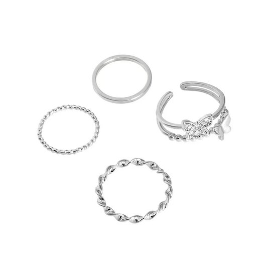 High-Value Ins Style Butterfly Ring for Female Students | Adjustable ...