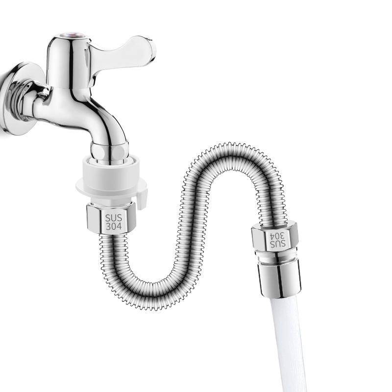 Jyk Stainless Steel Faucet Extender - Kitchen Sink Extension Tube