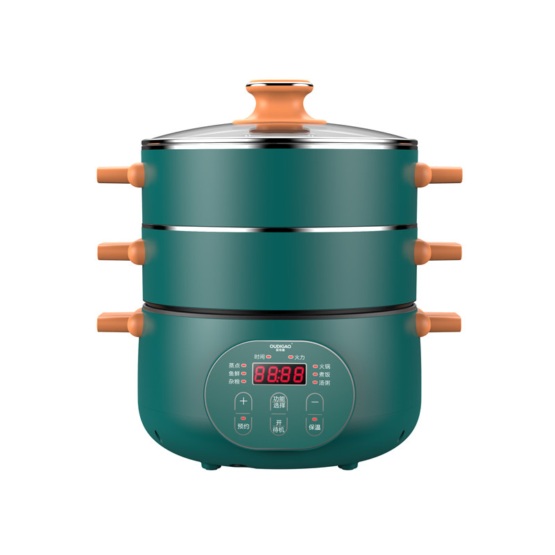 German Split-Type Electric Steamer | Multi-Functional Stainless Steel ...