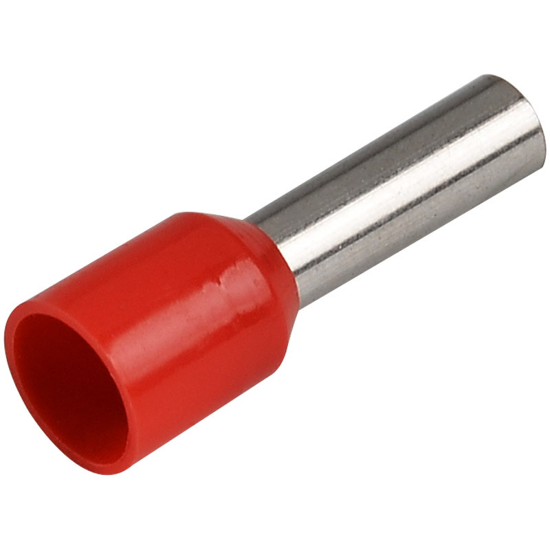 Terminal tubulaire e1508, terminal européen pré-isolé en laiton pressé ...