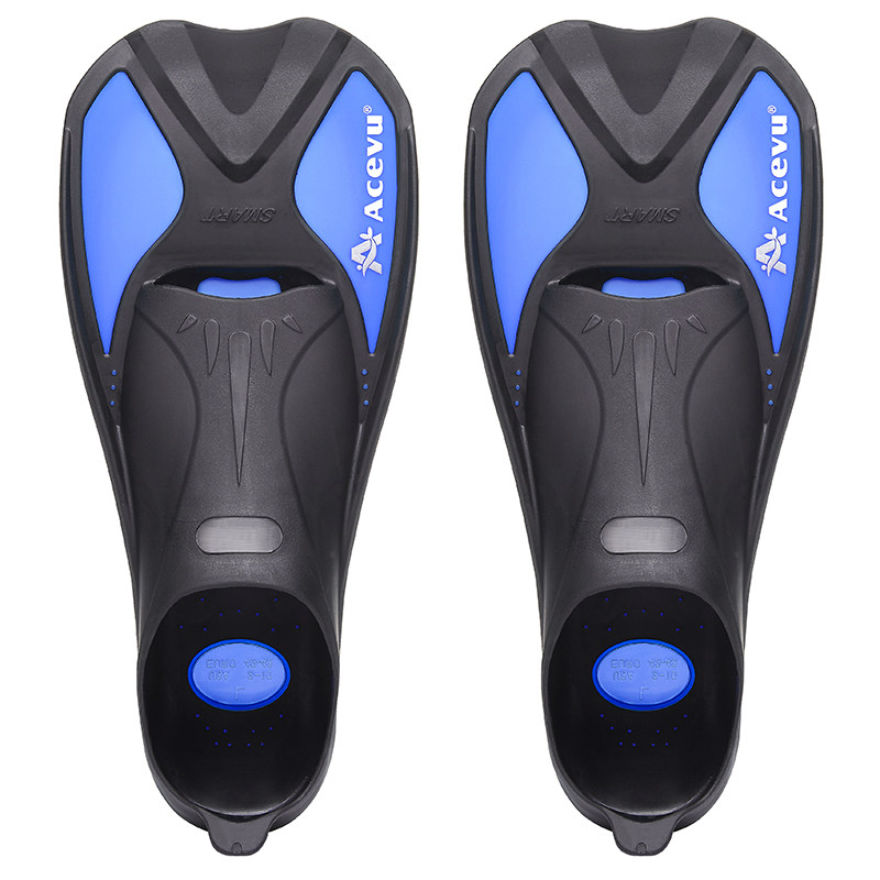 Professional Swimming Flippers for Training - Freestyle Short Flippers