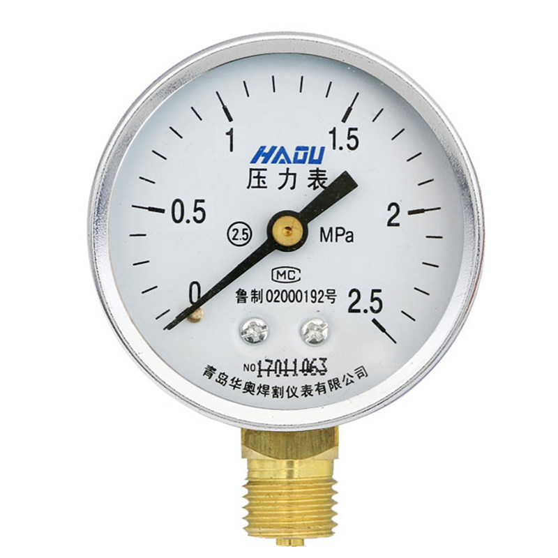 Explosion-Proof Y-60 Surface Water Pressure Oil Pressure Barometer | 0-1.6MPa Radial Pressure ...