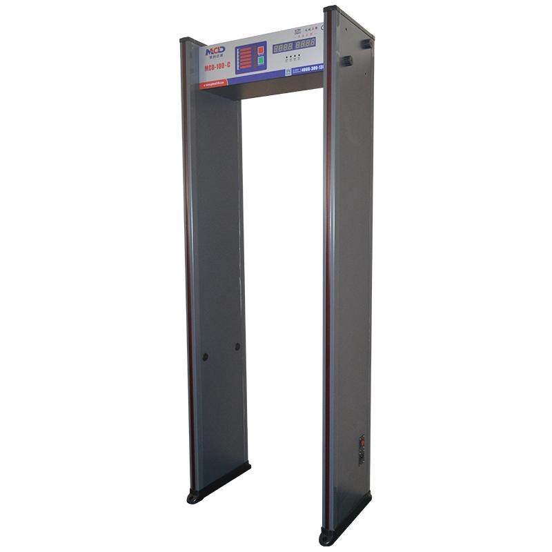 MCD M100 Security Metal Detector Door - 6 Zone High Precision
