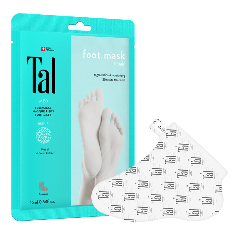Възстановяваща маска за крака Tal Repair - 12 броя - Ексфолираща и ...